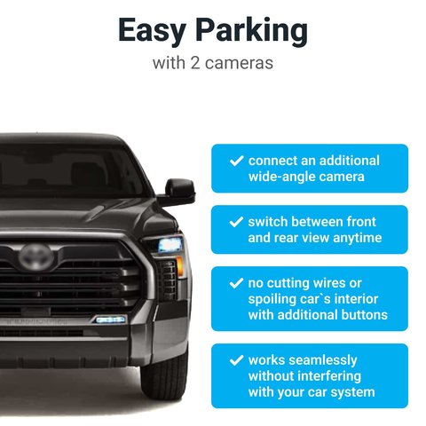 Toyota Tundra Front Backup Camera Control Connection Kit Smart Car ...